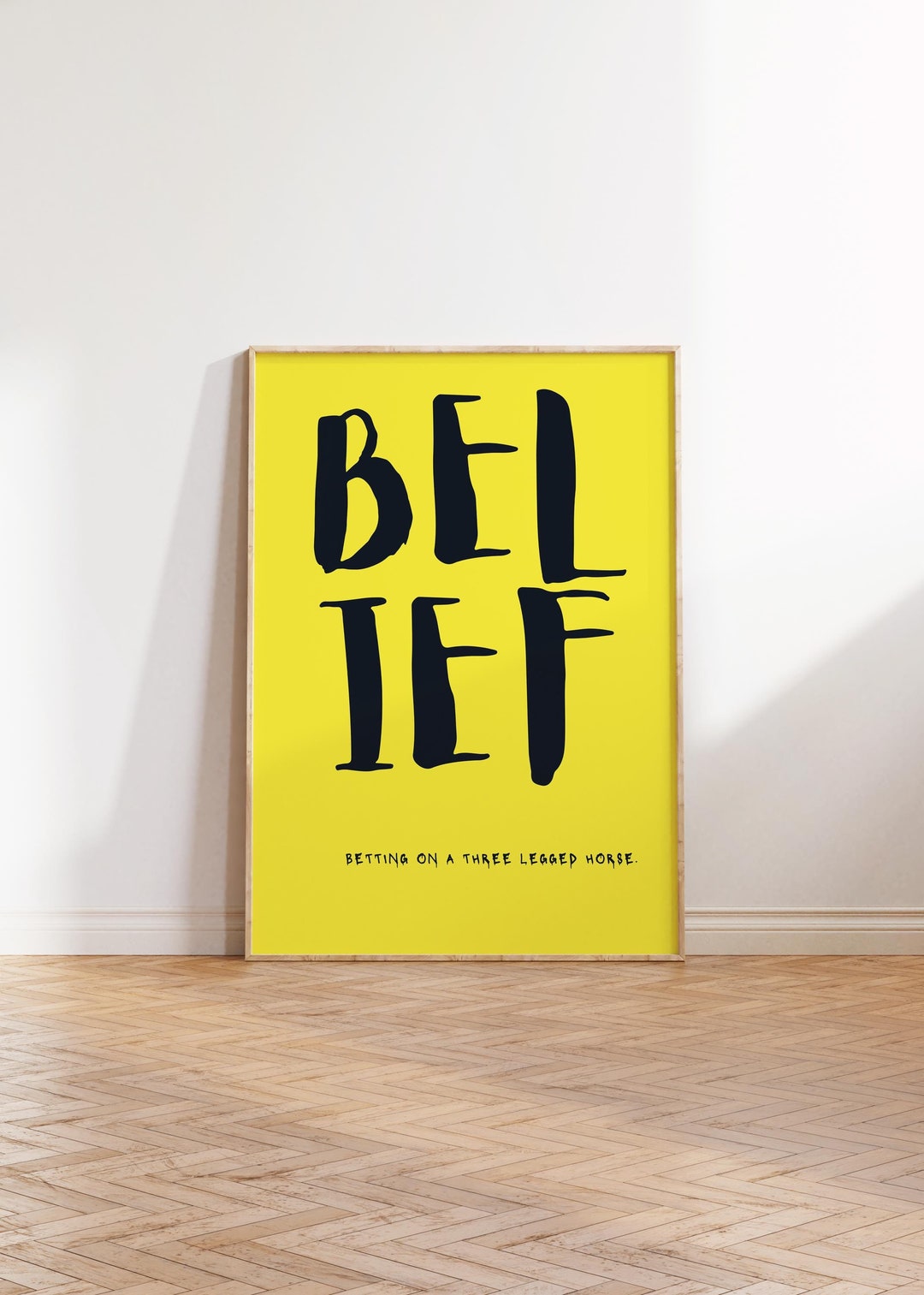 Belief Funny Existential Dread Poster Meme Print Existentialism Adult ...