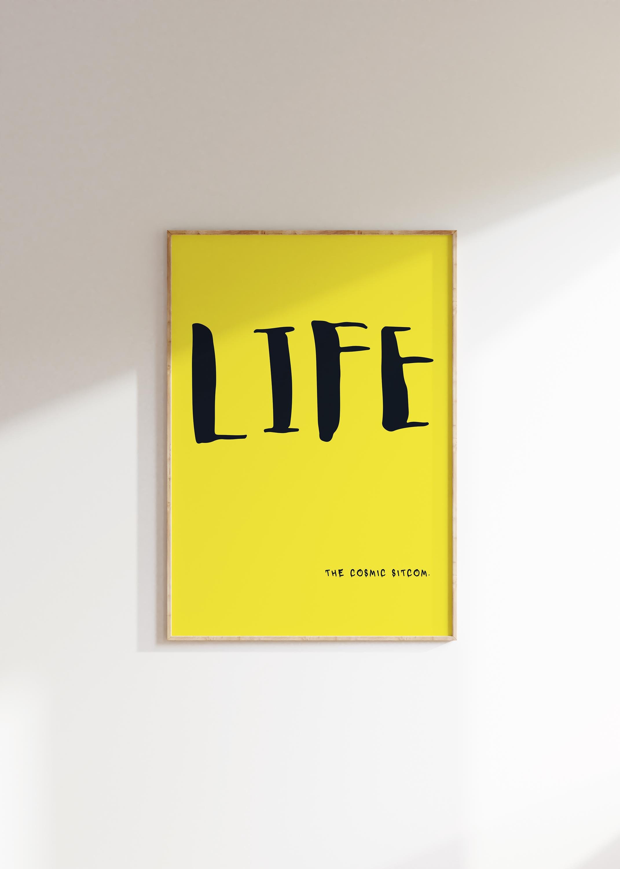 Life Funny Existential Dread Poster Meme Print Existentialism Adult ...