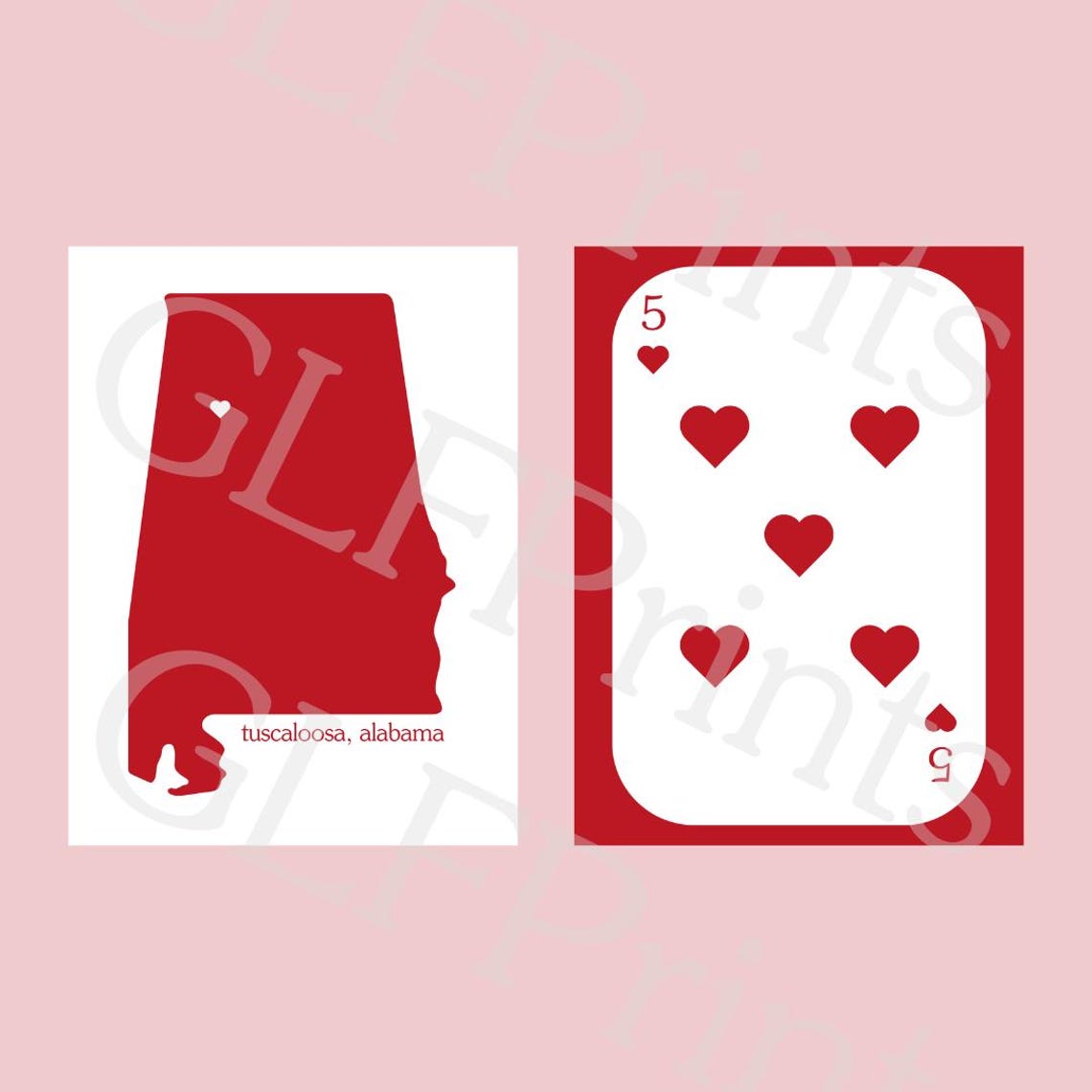 University of Alabama Dorm Decor Wall Prints / Printable Digital ...