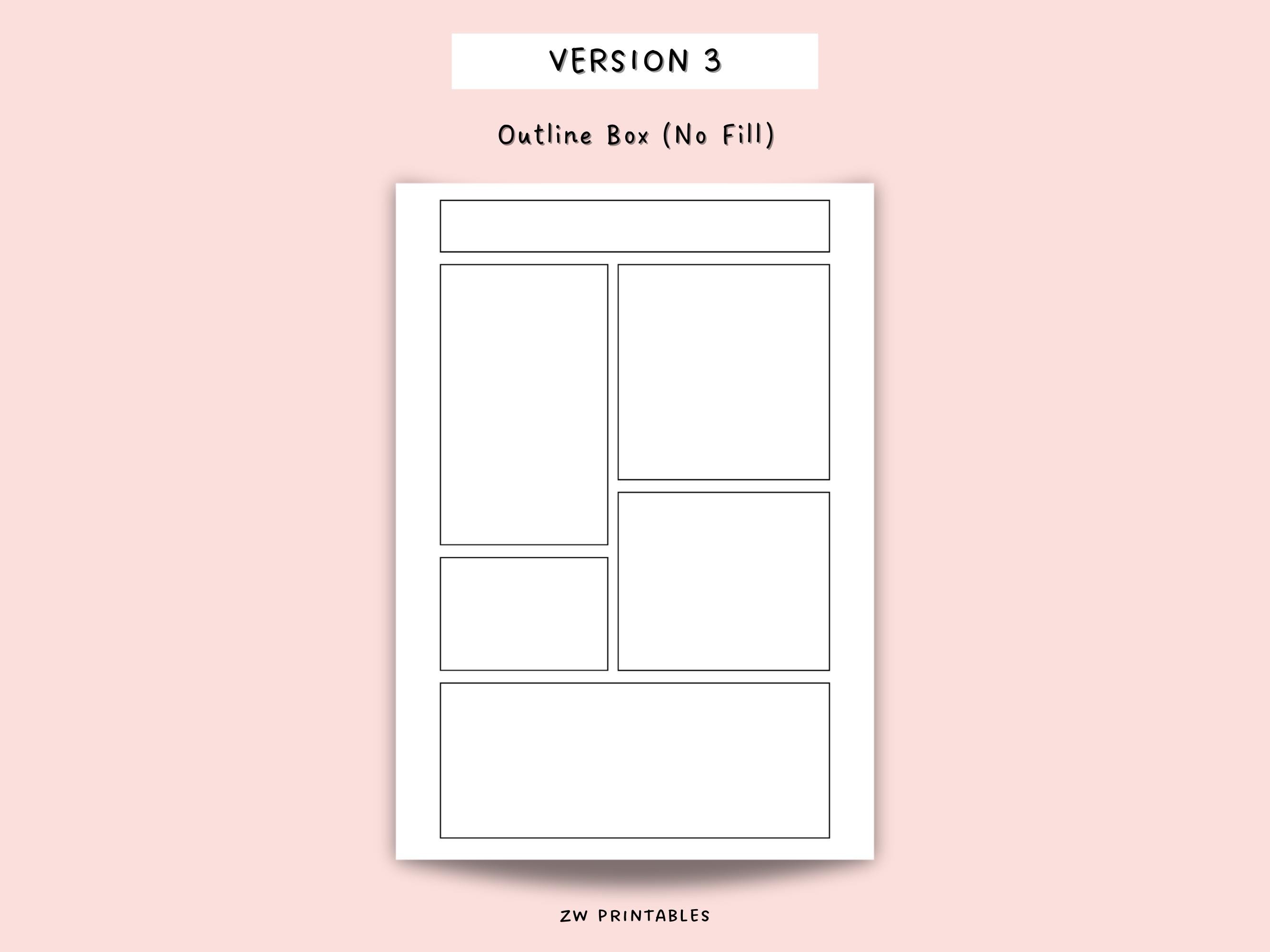 Boxing Note-taking Template: A4 & US Letter (printable PDF) - Etsy