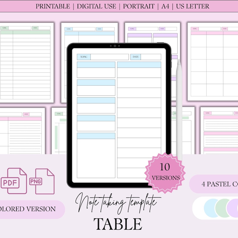 Aesthetic Study Table - Etsy