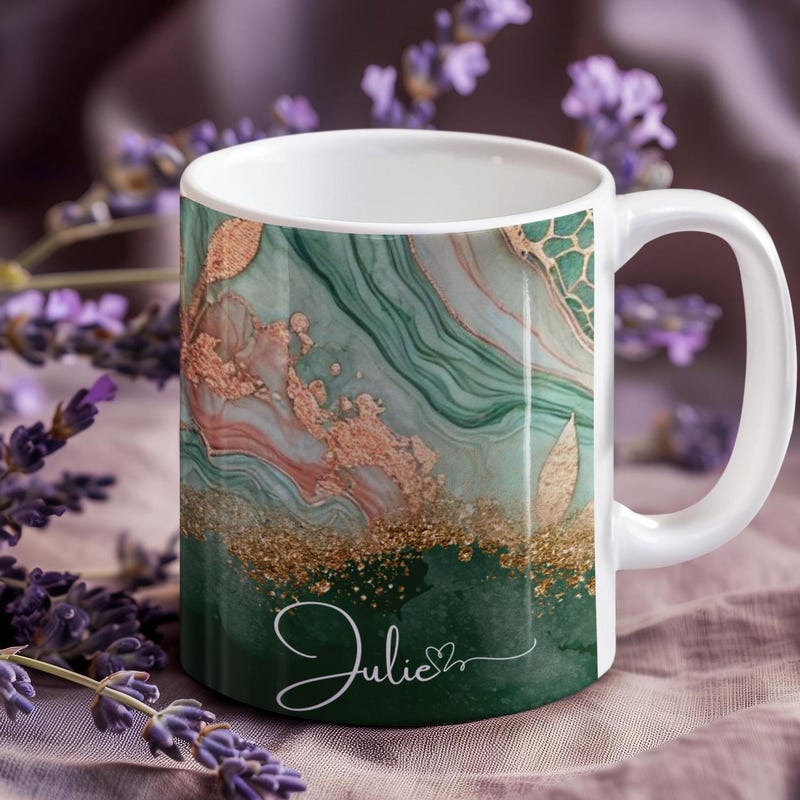 Marble Coffee Mug - Etsy