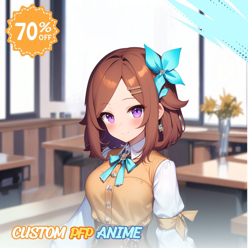 CUSTOM PFP Character Commission, Anime Portrait, PFP, Custom, Profile ...