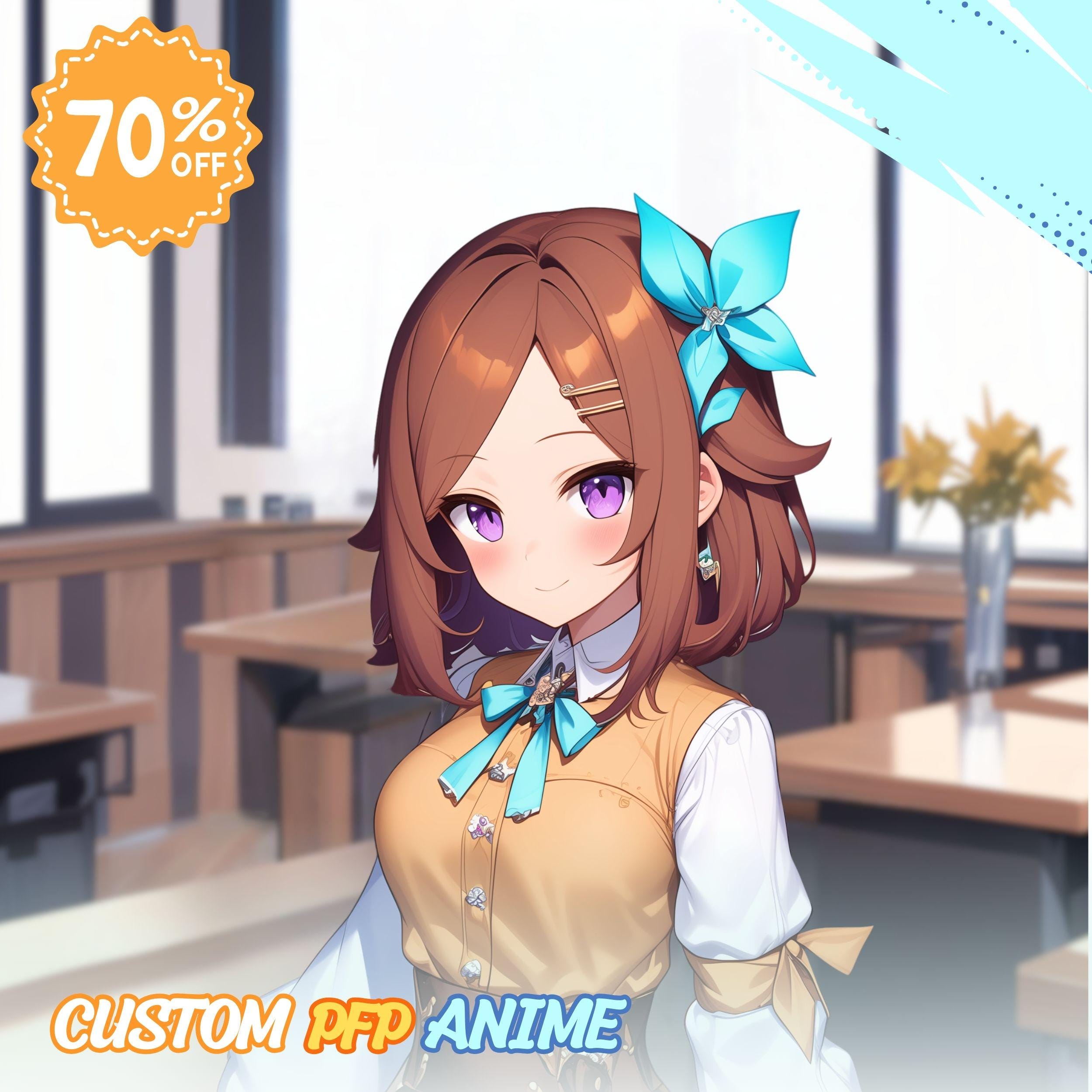 CUSTOM PFP Character Commission, Anime Portrait, PFP, Custom, Profile ...