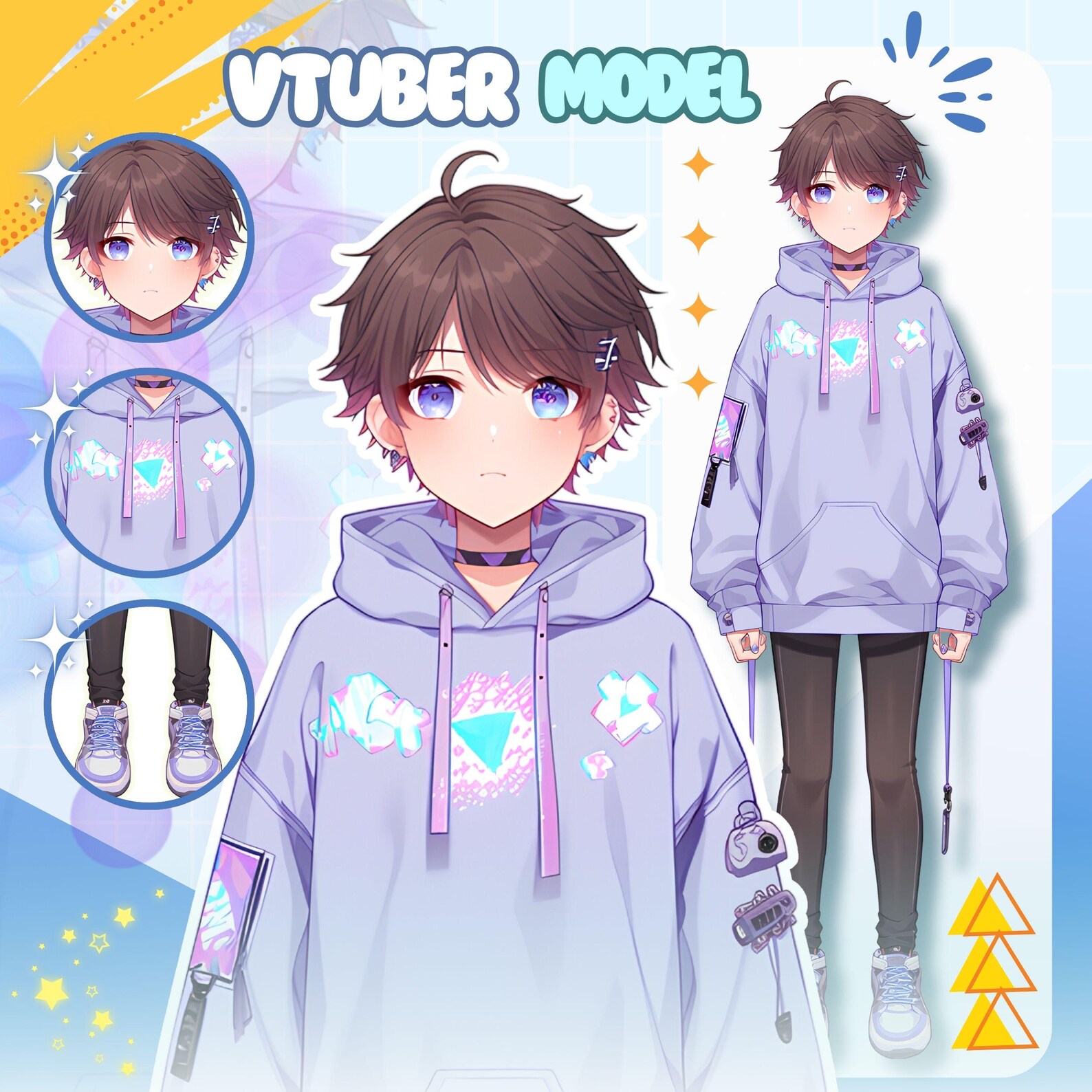 Custom Vtuber Model for Commercial Use Vtuber Commission Vtuber Design ...