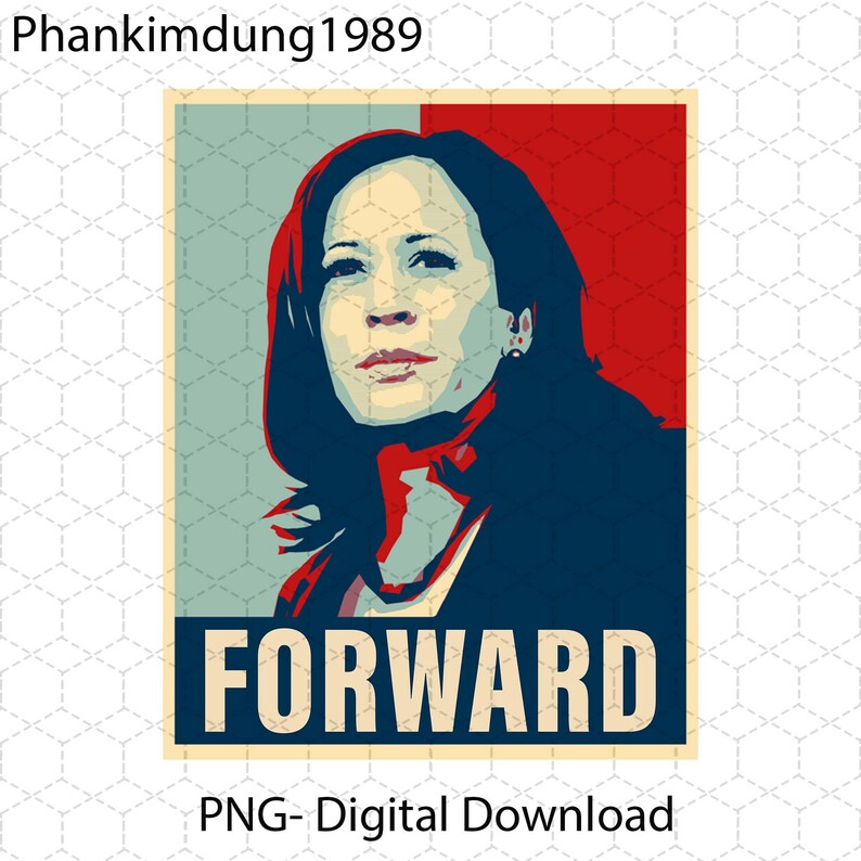 Kamala Harris Forward Png, PNG Transparent Background, Hope Design ...