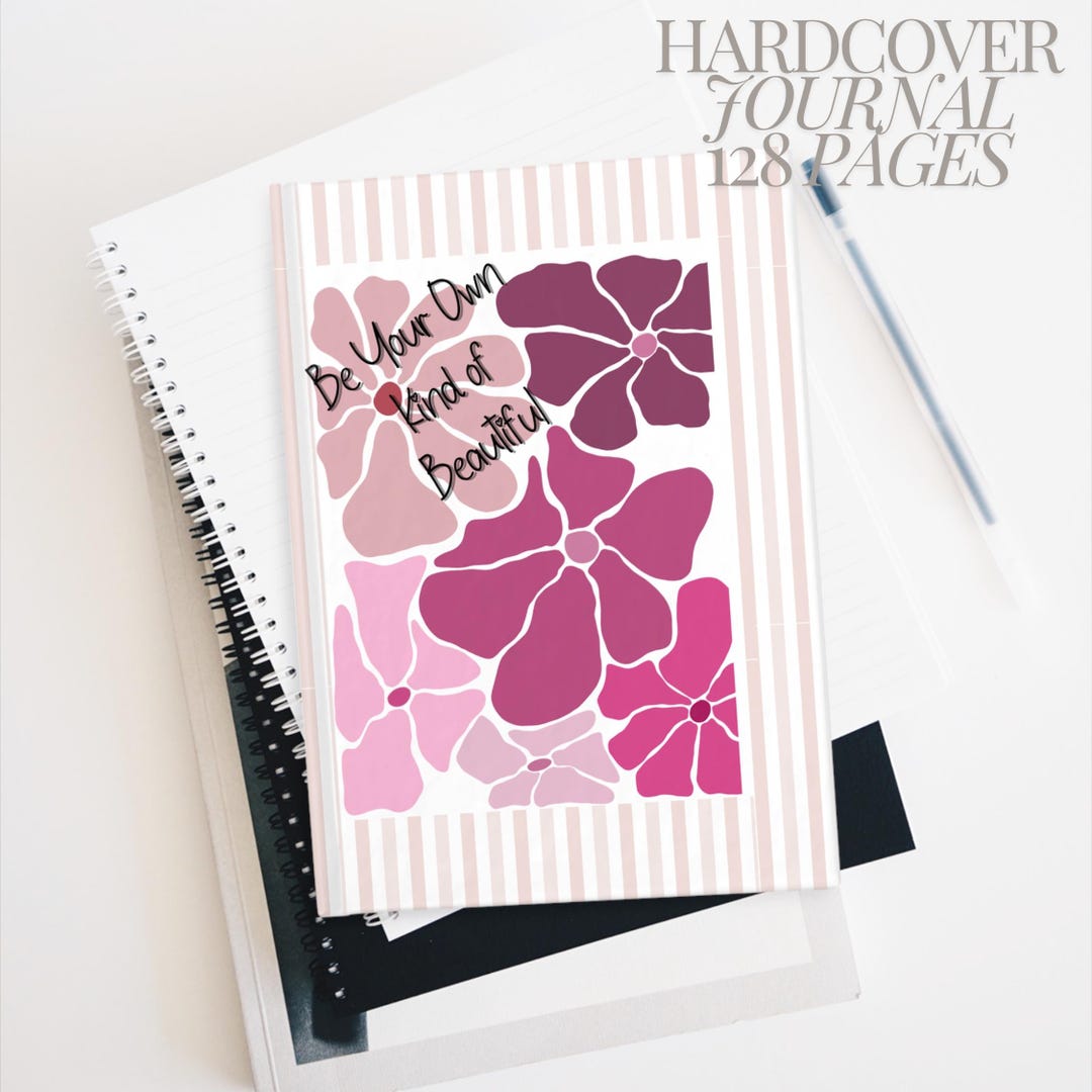 Inspirational Journal Notebook Gift Idea Abstract Floral Journal ...