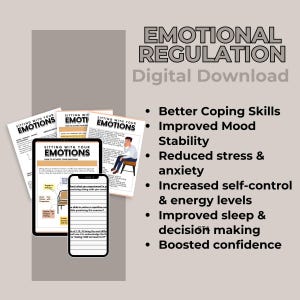 Sitting With Your Feelings Therapy Tool Printable Processing Emotional ...