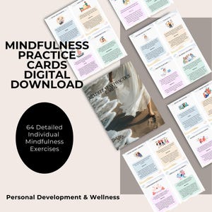 Mindfulness Card Digital Download Printable Stress Relief Exercise ...
