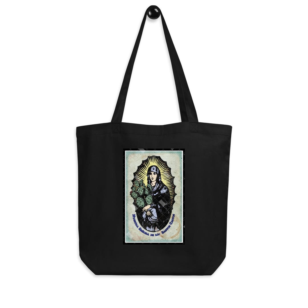 Our Lady of the Holy Cacti, Cactus, Eco Tote Bag - Etsy