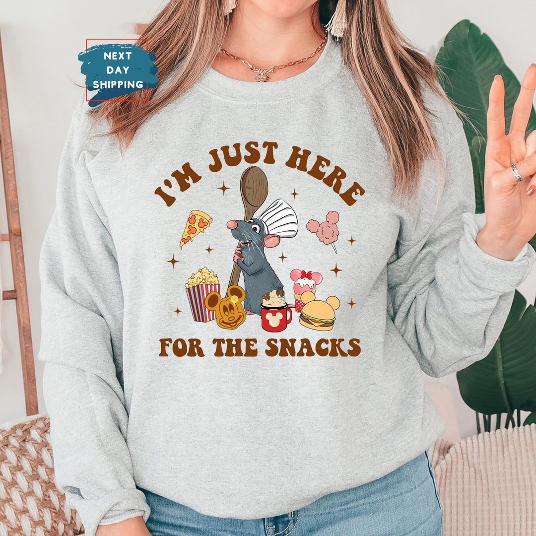 Ratatouille Snacks Sweatshirt, Remy Chef, Disney Pixar - Etsy