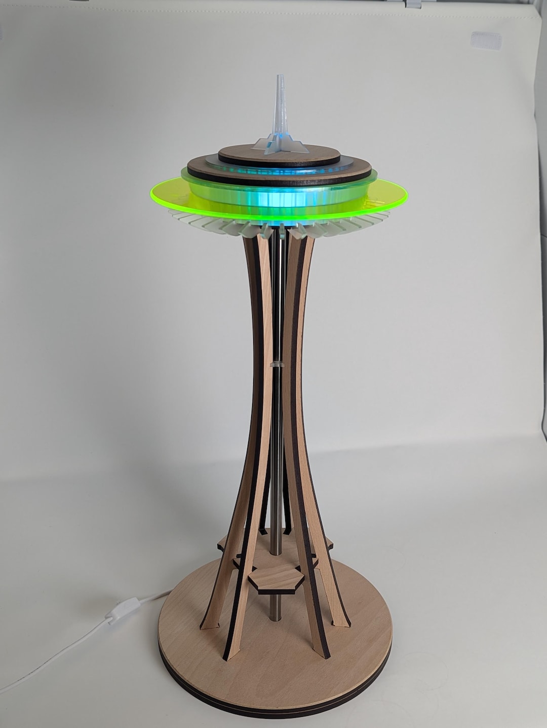 LED Lamp Inspired by the Space Needle: Modern Seattle Night Light ...