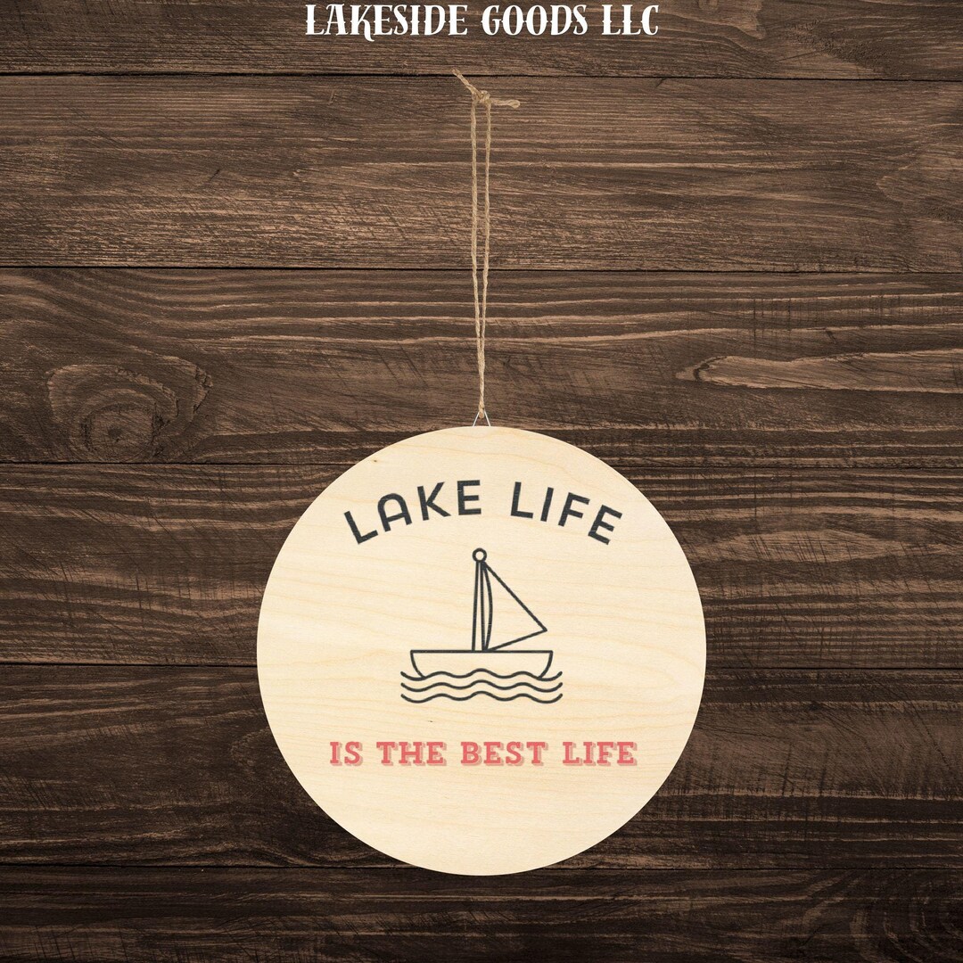 Lake House Decor, Lake House Sign, Wooden Sign, Lake Decor, Lake Home ...