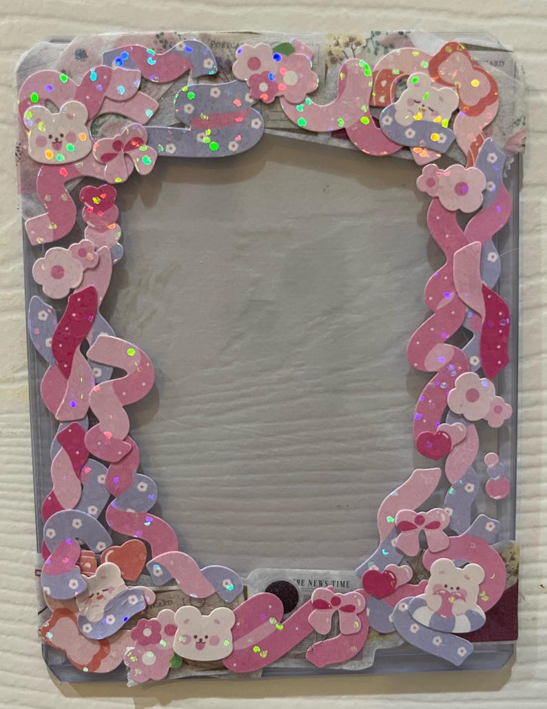 CUSTOM Cute Decorated Toploaders | Photocard Kpop Toploader Photocard ...