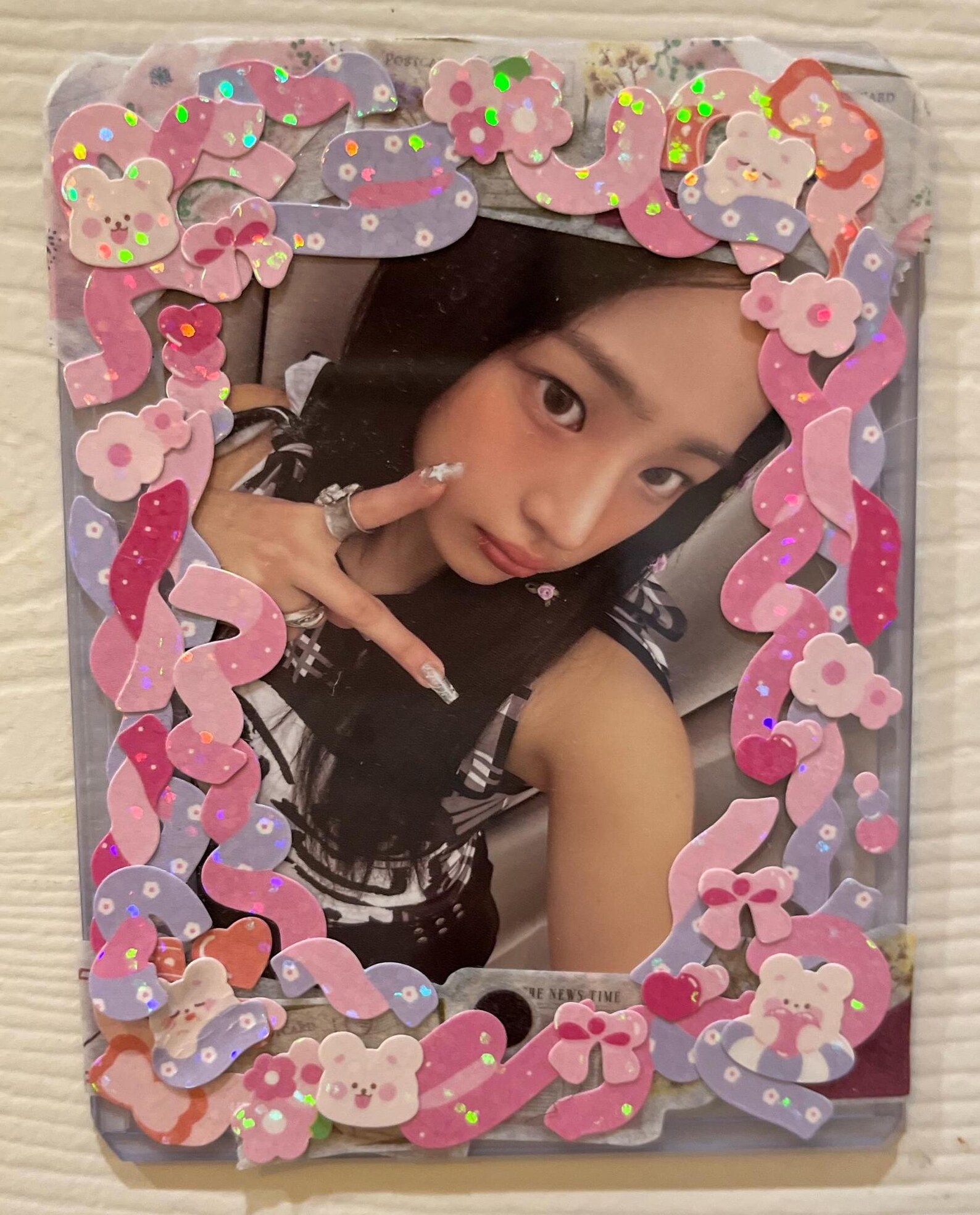 CUSTOM Cute Decorated Toploaders | Photocard Kpop Toploader Photocard ...