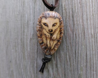 Pyrography Hedgehog - Etsy