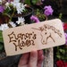 Unicorn Name Plaque - Personalised Pyrography Door Sign for Childrens ...