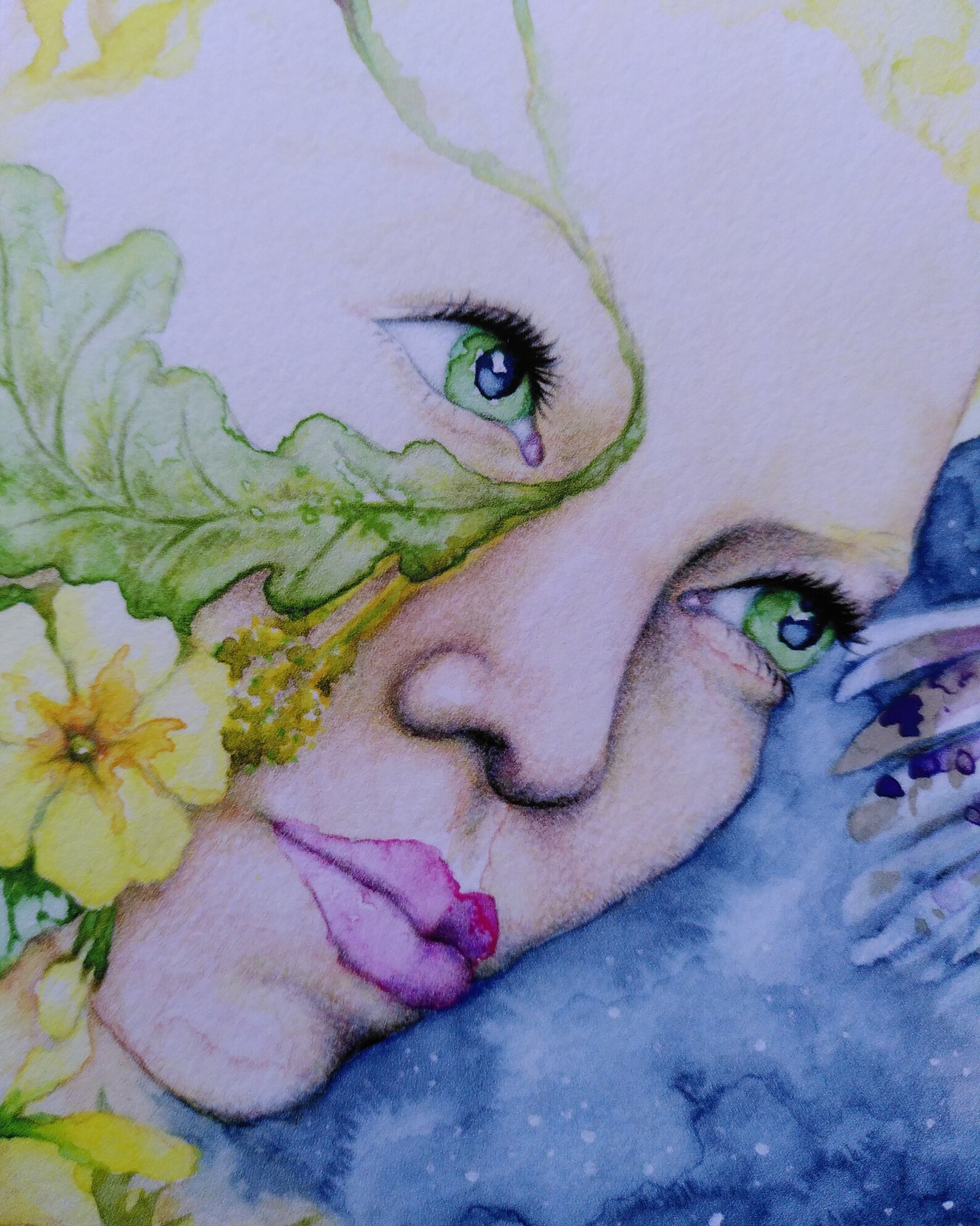 Blodeuwedd Art Print - Inspired by the Mabinogion - Owl and Flowers - Etsy