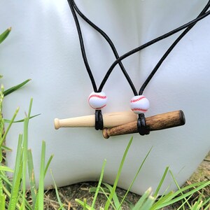 Baseball Bat Necklace, Mens and Boys Baseball Necklace, Mookie Necklace ...