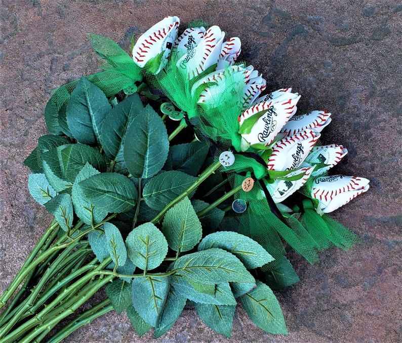 Baseball Rose Real Baseball Rose Real Softball Rose Senior - Etsy