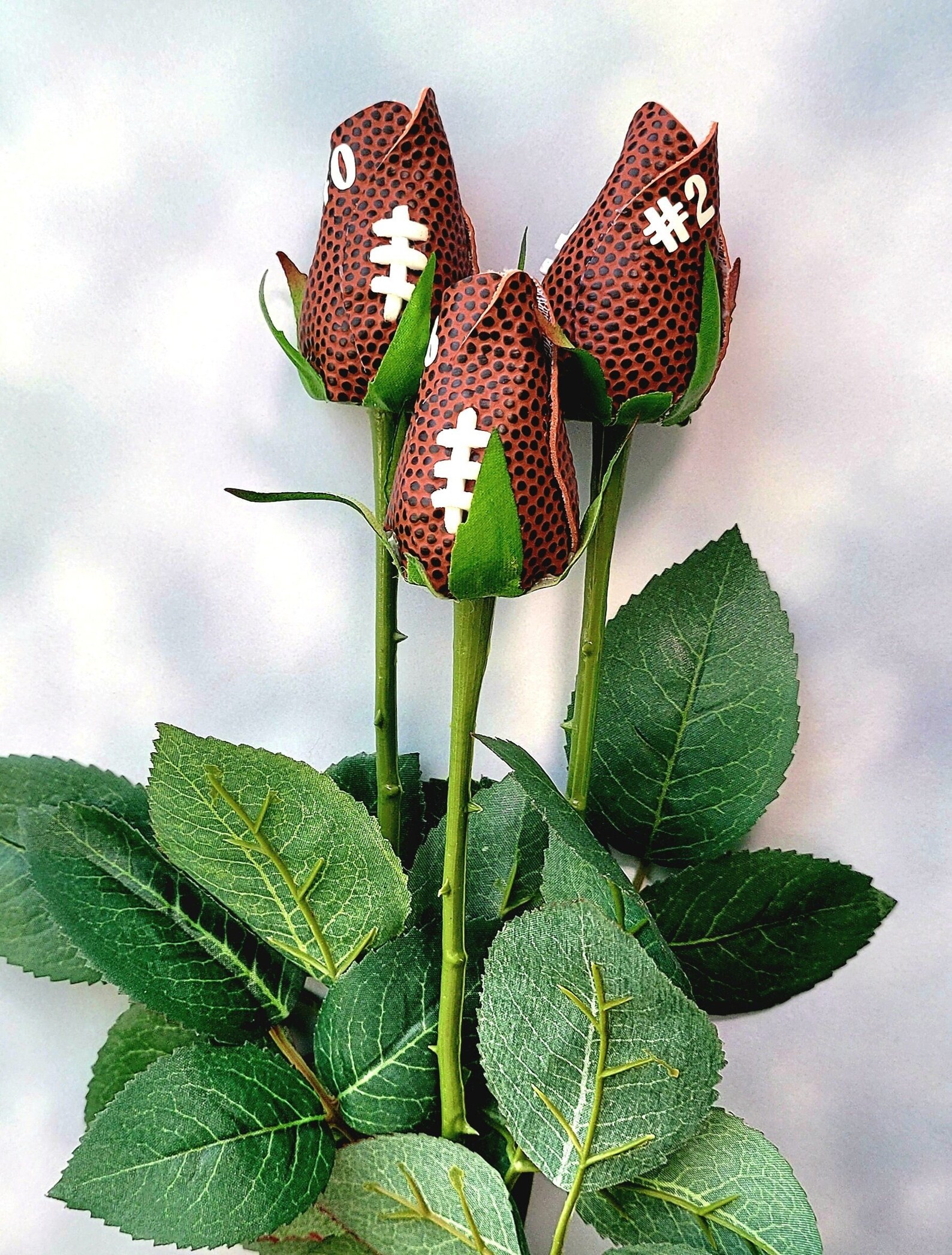 Football Rose Sport Rose Football Themed Wedding Football - Etsy
