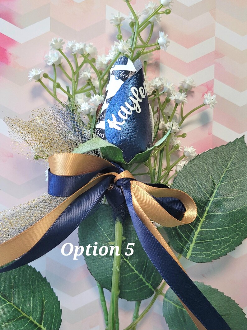 Cheerleading Rose, Senior Night Cheer Gift, Cheerleader Recognition - Etsy
