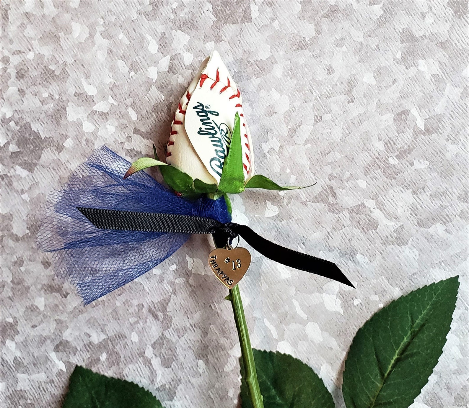 Baseball Rose Real Baseball Rose Real Softball Rose Senior - Etsy