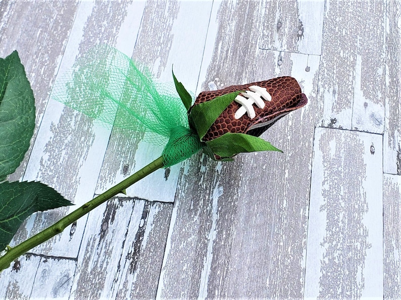 Football Rose Sport Rose Football Themed Wedding Football - Etsy