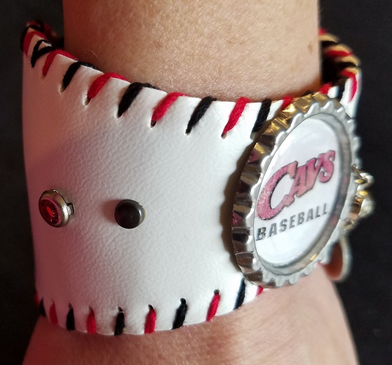 Baseball Bracelet Real Baseball Bracelet Bracelet Cuff | Etsy
