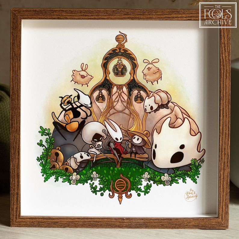 Hornet, Sherma, Lace, and Shakra on a Bench. Hollow Knight Silksong ...