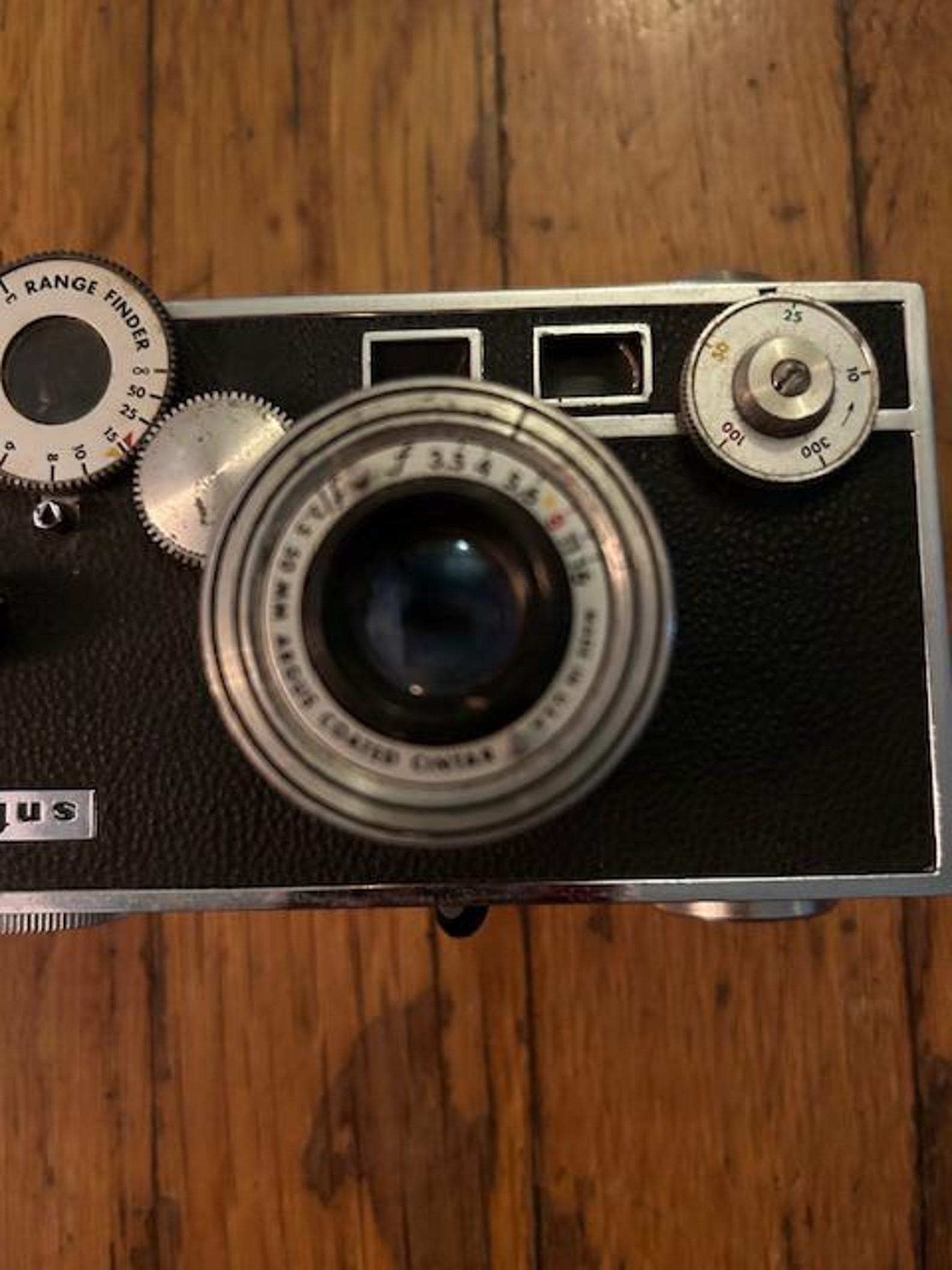 Argus C3 Brick Rangefinder 35MM Camera F3.5 50mm Argus Coated Cintar ...