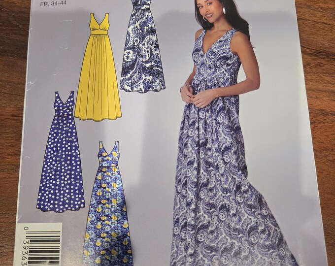 Simplicity 2638 Sewing Pattern: Sleeveless Maxi Dress (sizes 6-16) - Etsy