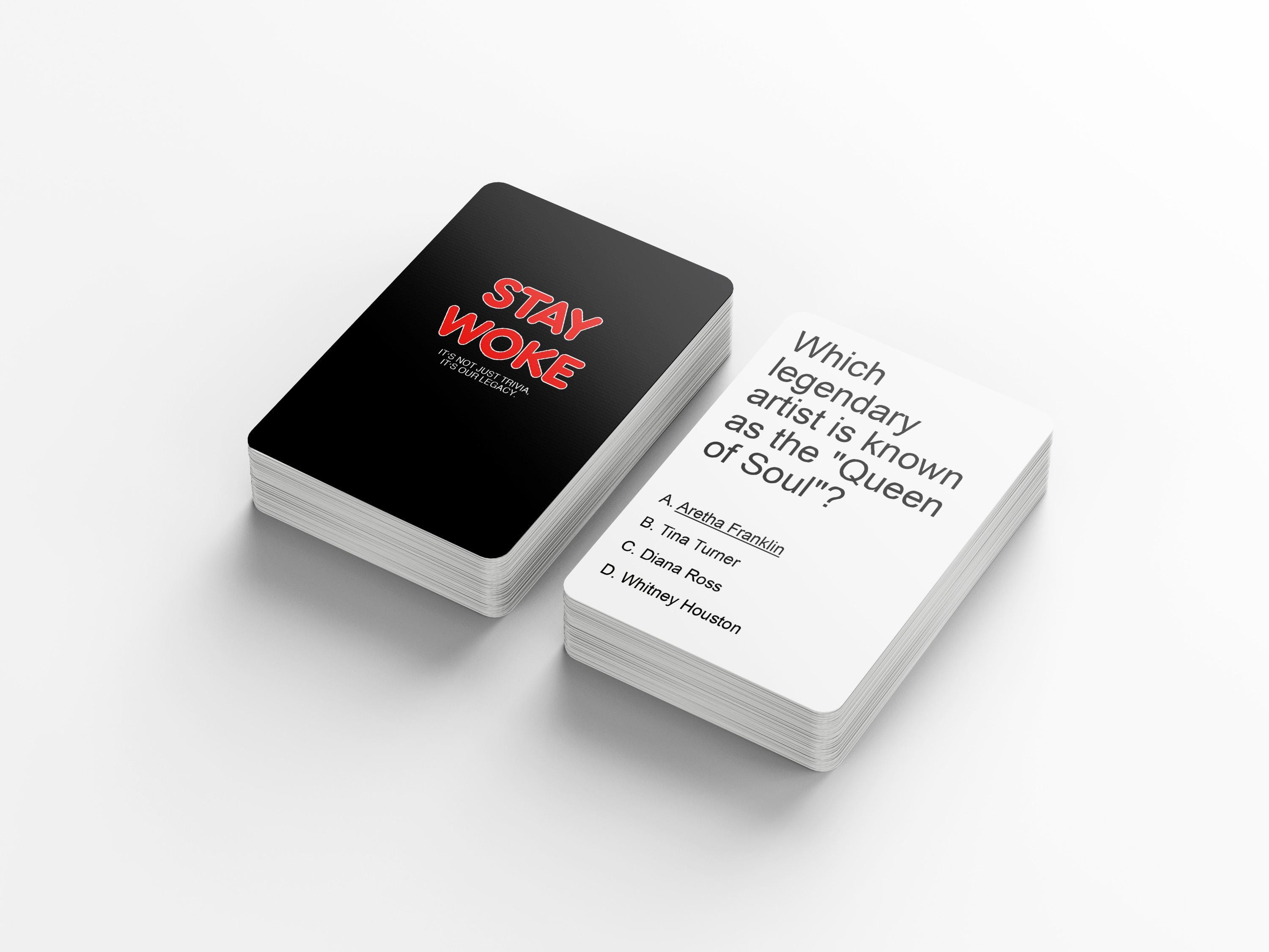 Stay Woke - A Trivia Black Card Game Celebrating Black Movies, Music ...