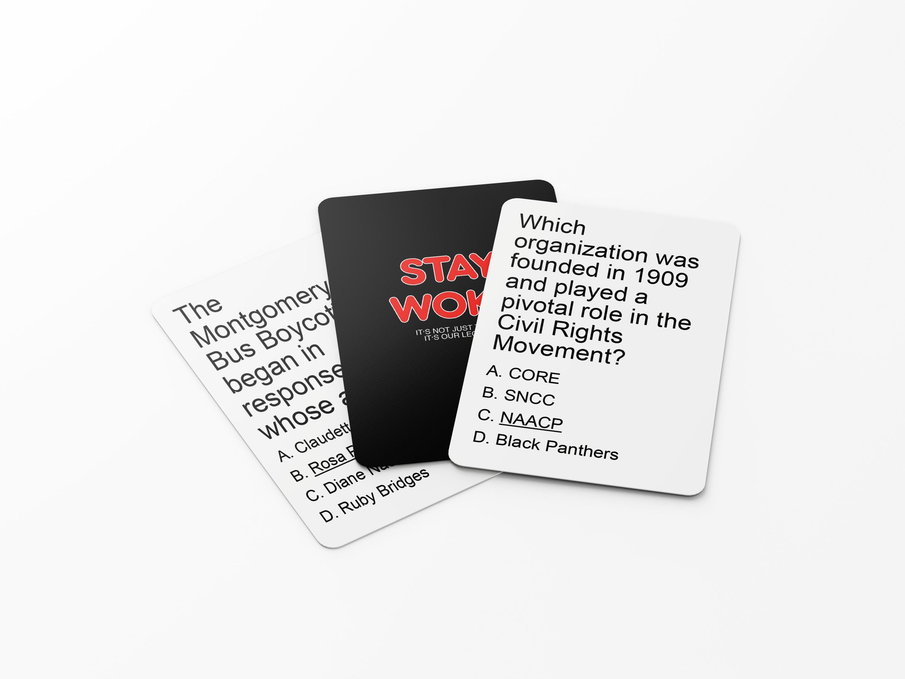 Stay Woke - A Trivia Black Card Game Celebrating Black Movies, Music ...