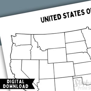 3 USA Maps Printable | State Names, Abbreviations, & Blank United ...