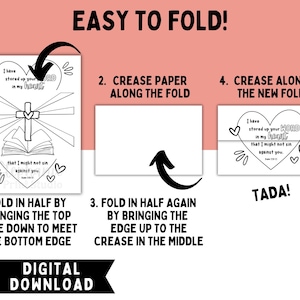 Psalm 119:11 Folding Surprise Printable, Stored up Your Word in My ...