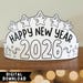 Paper Crown Printable | Happy New Year 2026 | Color-your-own New Year's ...