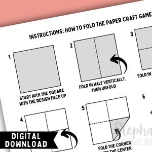 1 Corinthians 13 Paper Craft Game Printable, Color-your-own Cootie ...