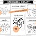 15 Halloween Dot Marker Pages Printable DIGITAL INSTANT DOWNLOAD Autumn ...