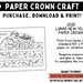 Lunar New Year 2025 Paper Crown Craft Printable DIGITAL INSTANT ...