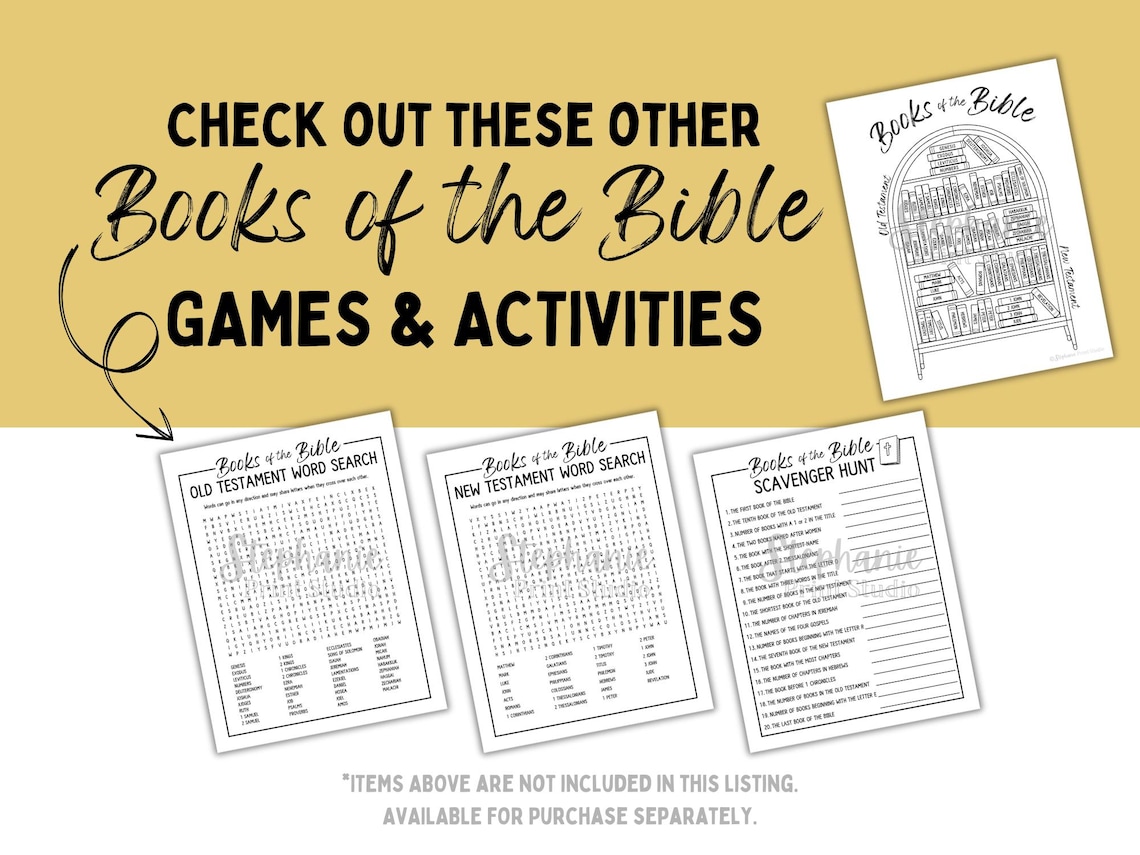 Books of the Bible Mazes Printable | Old & New Testament Mazes ...