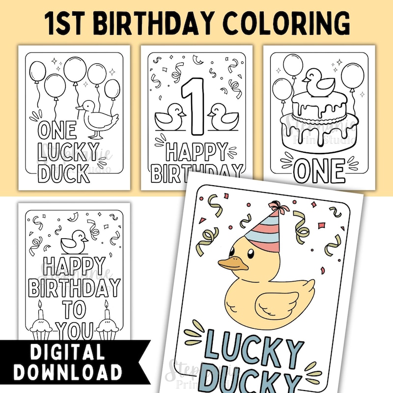 One Lucky Duck Activities - Etsy