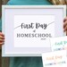 First Day of Homeschool 2025 Printable Sign | DIGITAL INSTANT DOWNLOAD ...