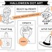 15 Halloween Dot Marker Pages Printable DIGITAL INSTANT DOWNLOAD Autumn ...