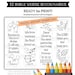 12 Bible Verse Coloring Bookmarks Printable | Color-your-own Scripture ...