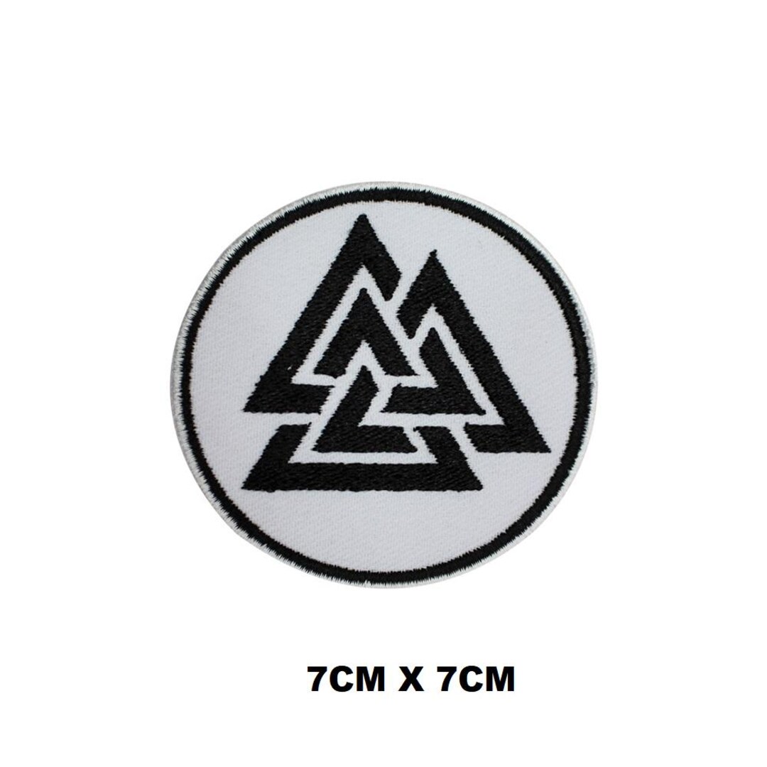 Valknut Triangles Symbol Viking Logo Iron/sew on Patch Badge ...