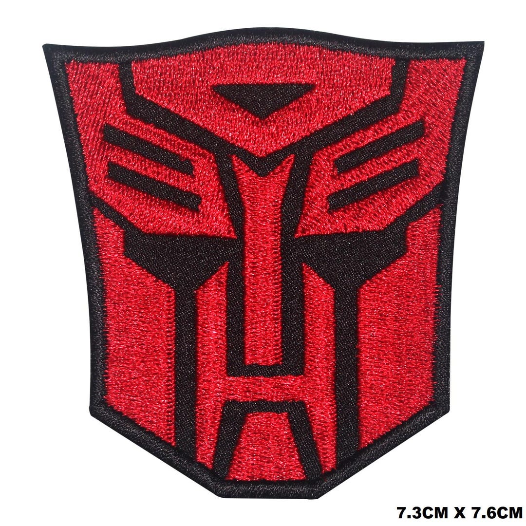 Transformer Logo Embroidery on Patch Badge Embroidered Applique for ...