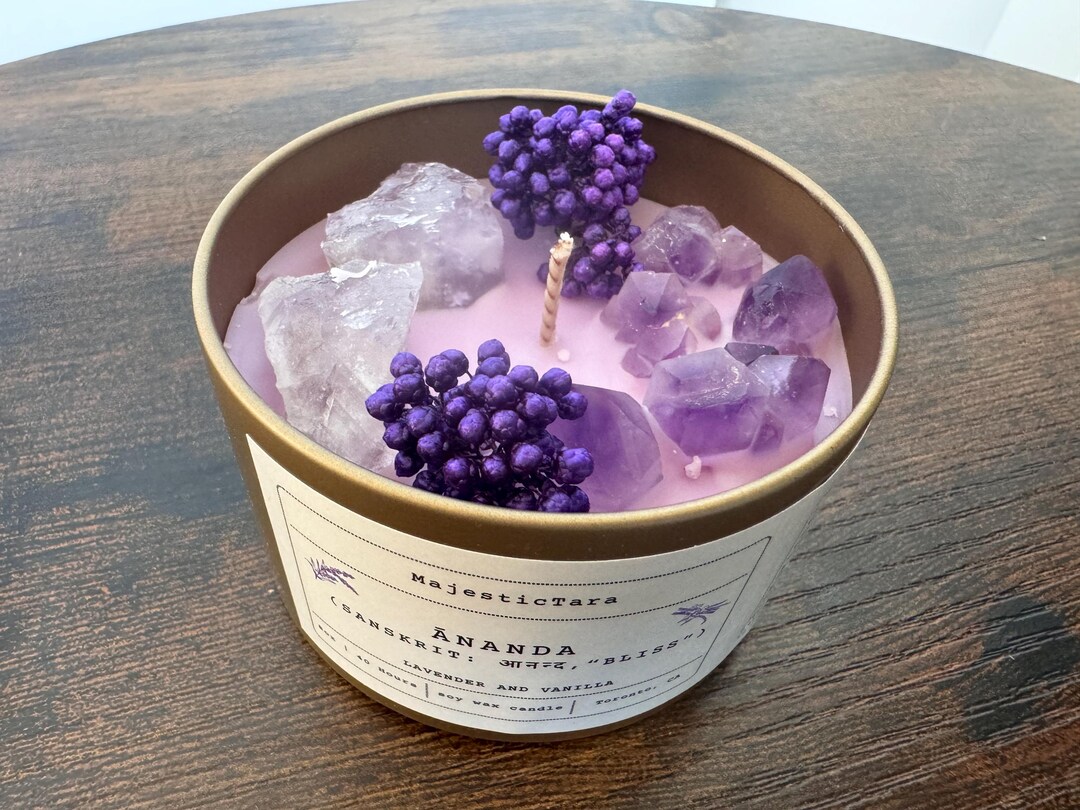 HEALING ENERGY CANDLE | Relax Stress Relief Lavender Calming Energy ...