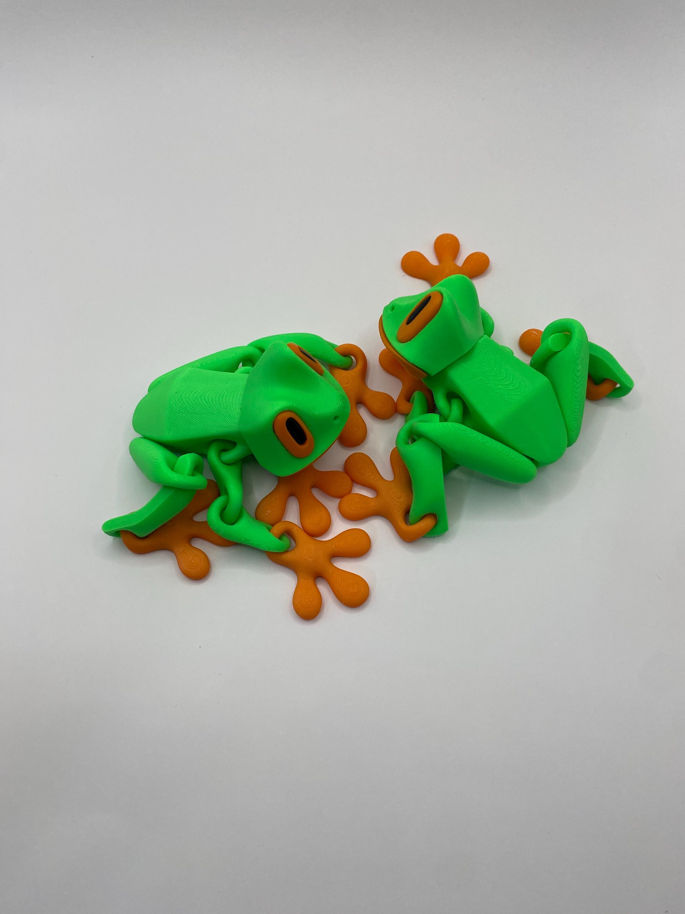 Magnetic 3D Printed Tree Frog. Articulated Legs. Extra Strong Magnets ...