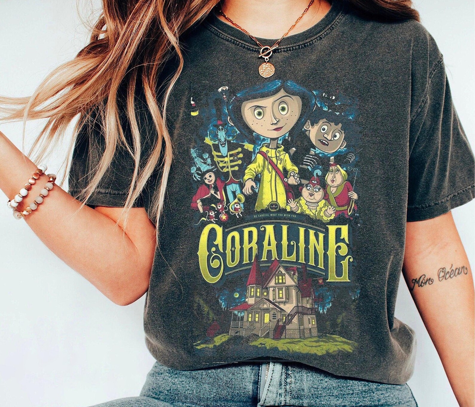 Coraline Png, Halloween Coraline Png, Spooky Movie Png, Coraline Doll ...